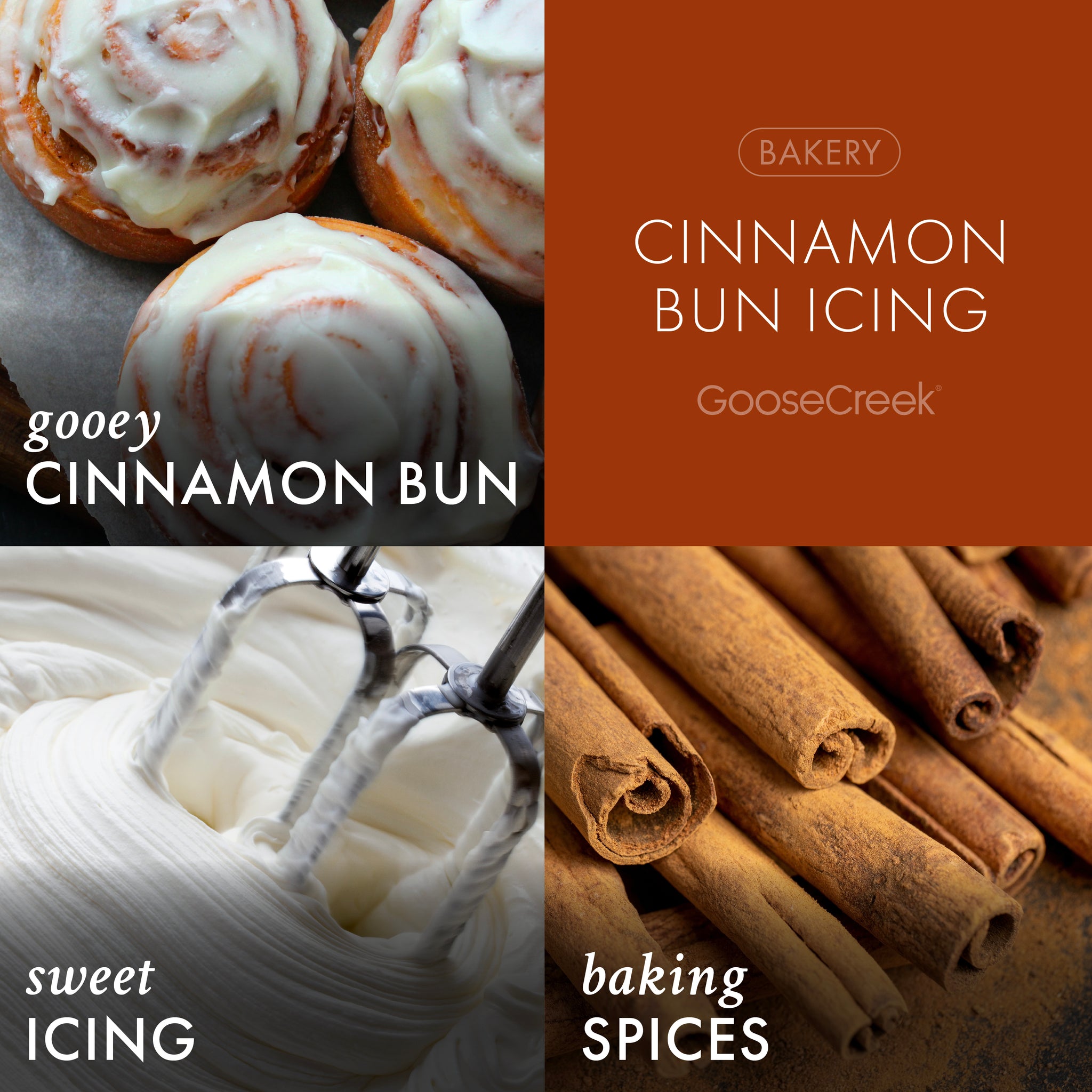 Cinnamon Bun Icing 3-Wick Candle – Goose Creek Candle
