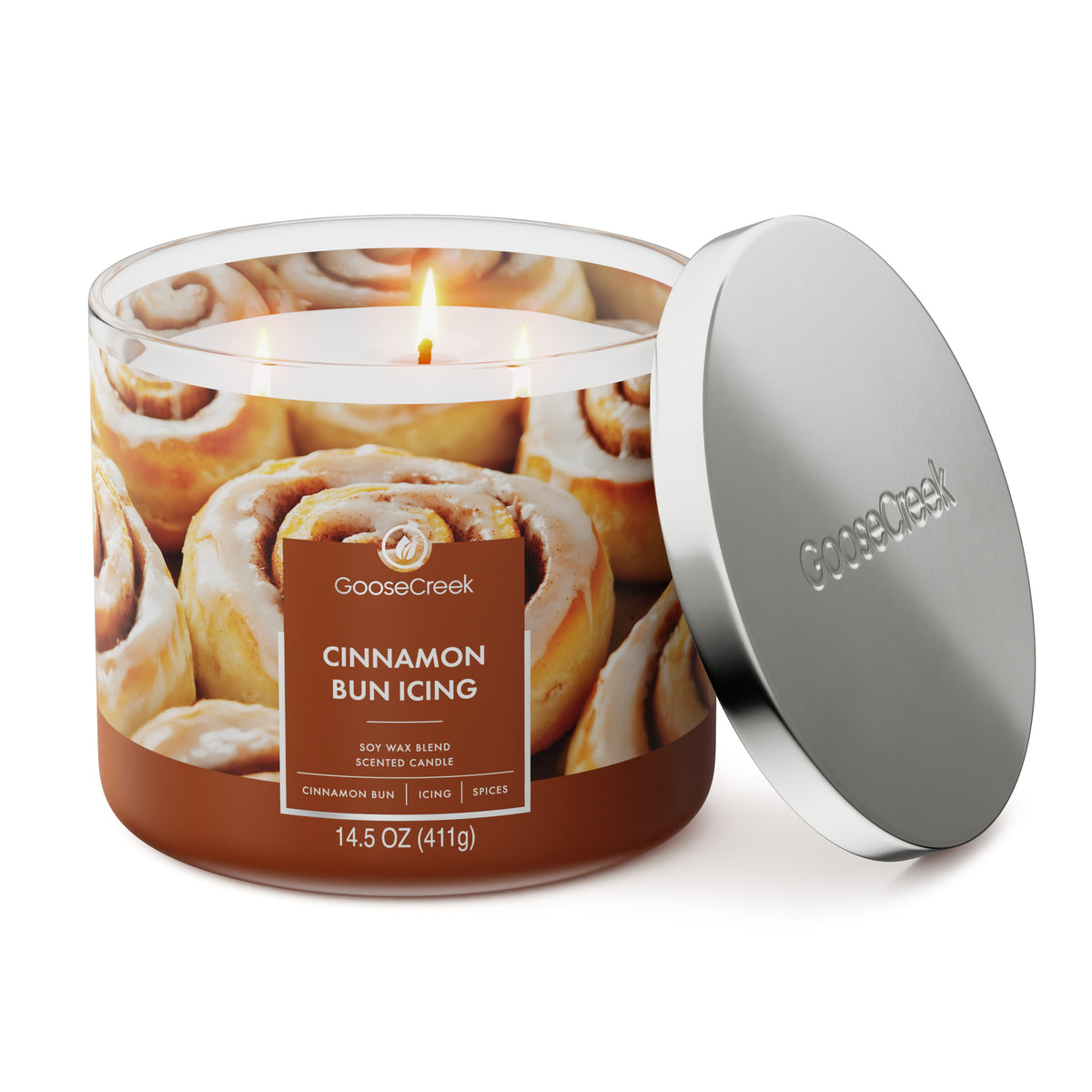 Cinnamon Bun Icing 3-Wick Candle – Goose Creek Candle