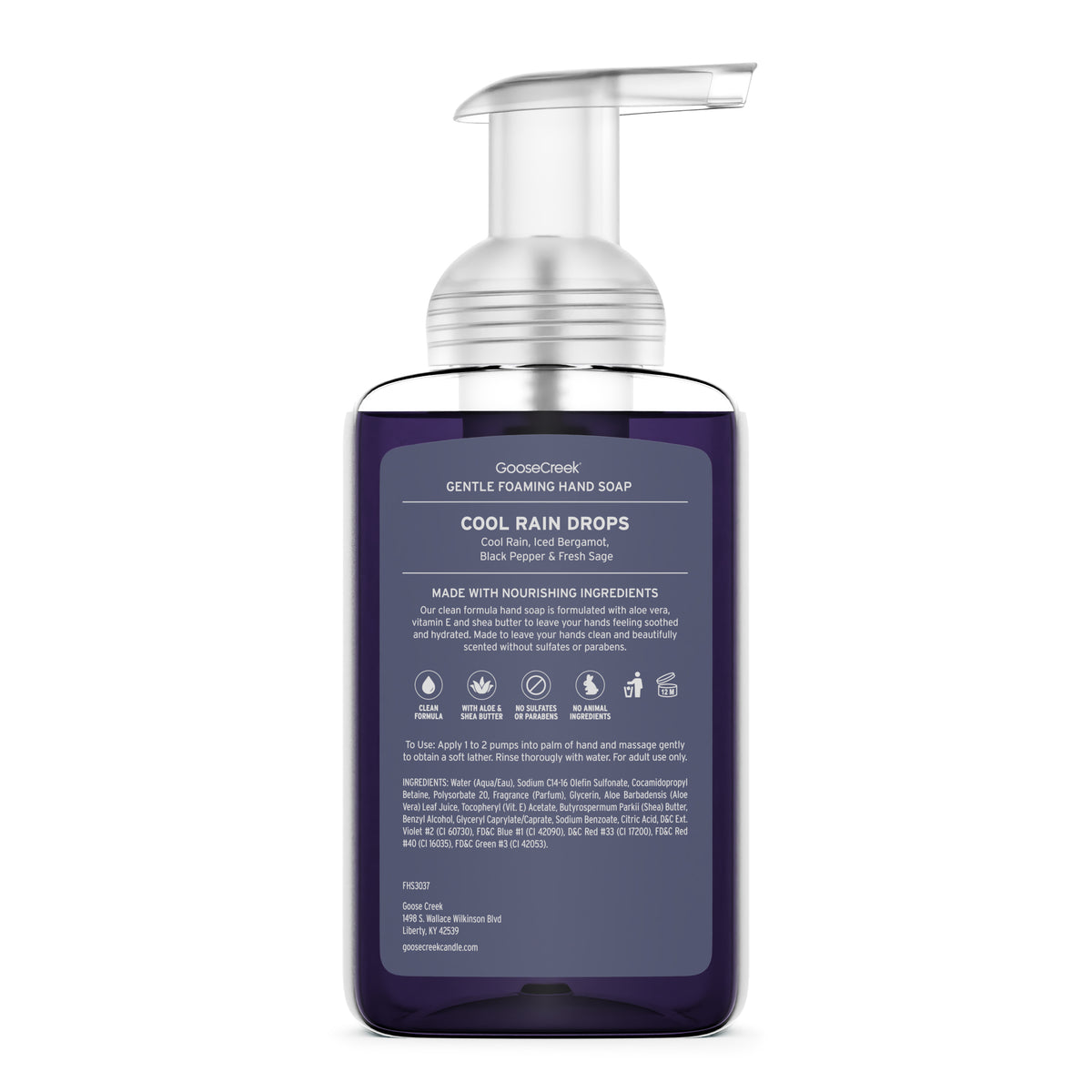 Cool Rain Drops Lush Foaming Hand Soap - 10 fl. oz. – Goose Creek Candle