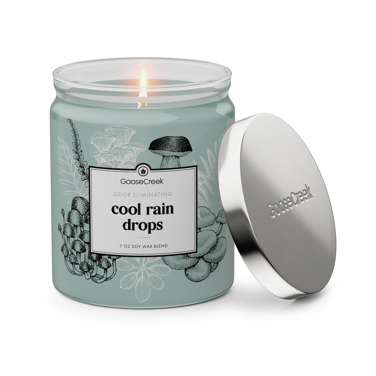 Cool Rain Drops 7oz Single Wick Candle | 45-Hour Burn Time | Perfect ...