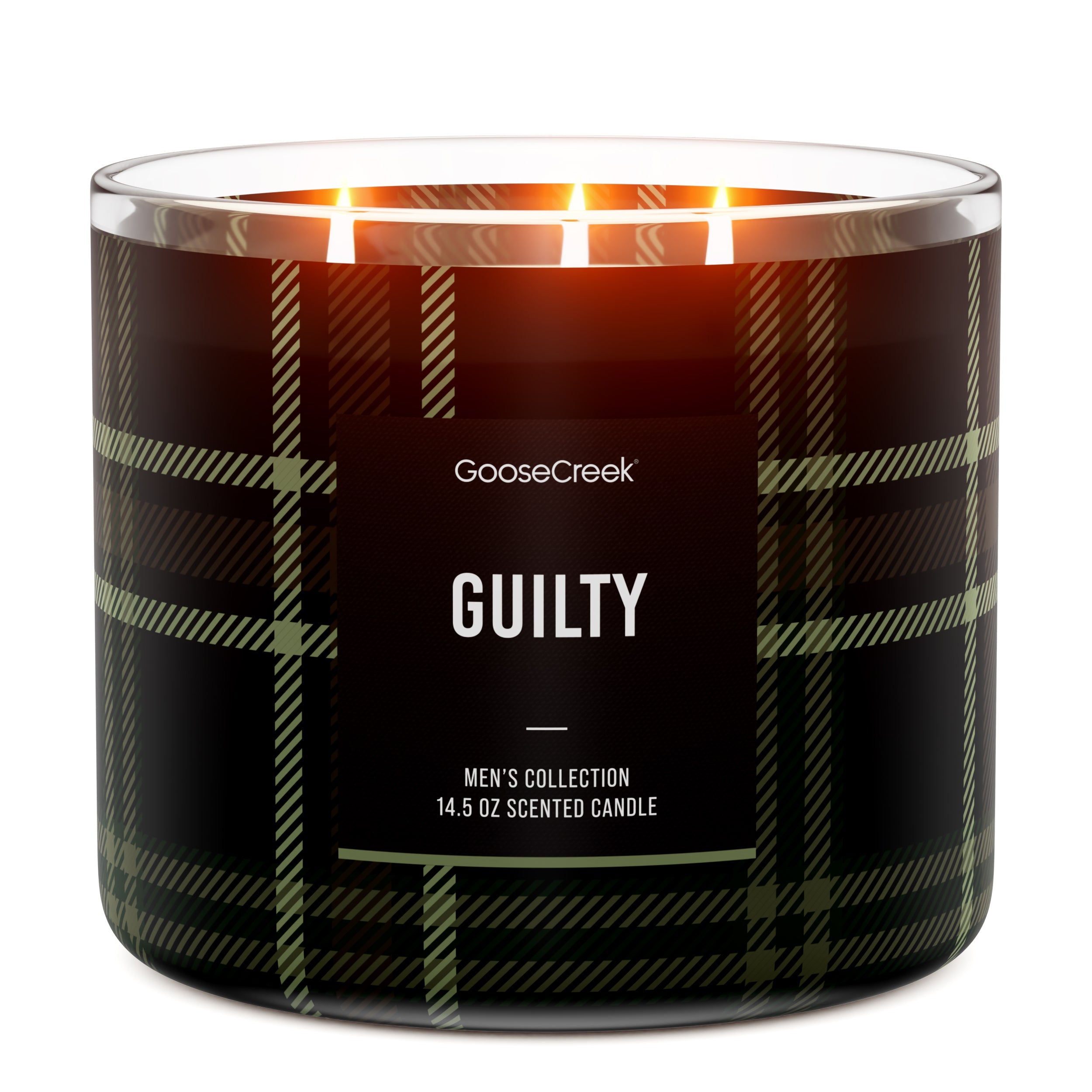 Guilty Large 3-Wick Candle - Masculine Fragrance for Ambiance and Fun ...