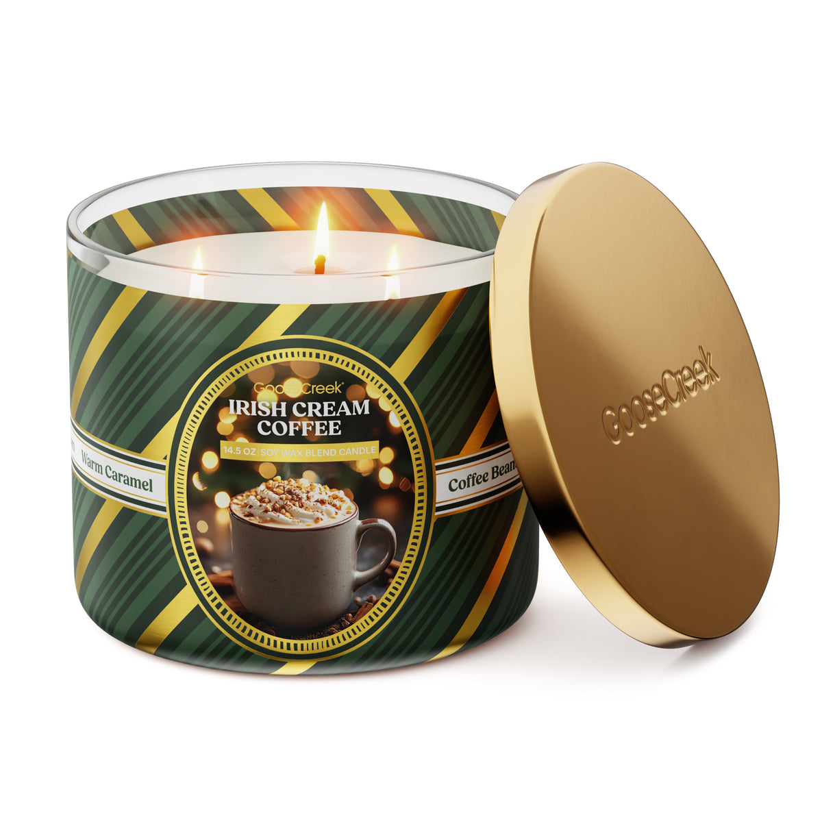 Irish Cream Coffee 3-Wick Candle - Fragrance Depth | Perfect for ...