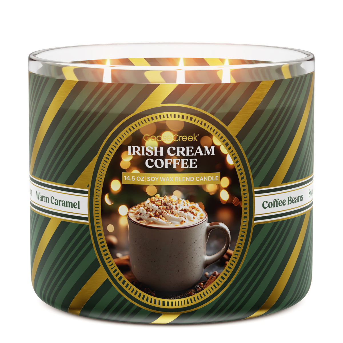 Irish Cream Coffee 3-Wick Candle - Fragrance Depth | Perfect for ...
