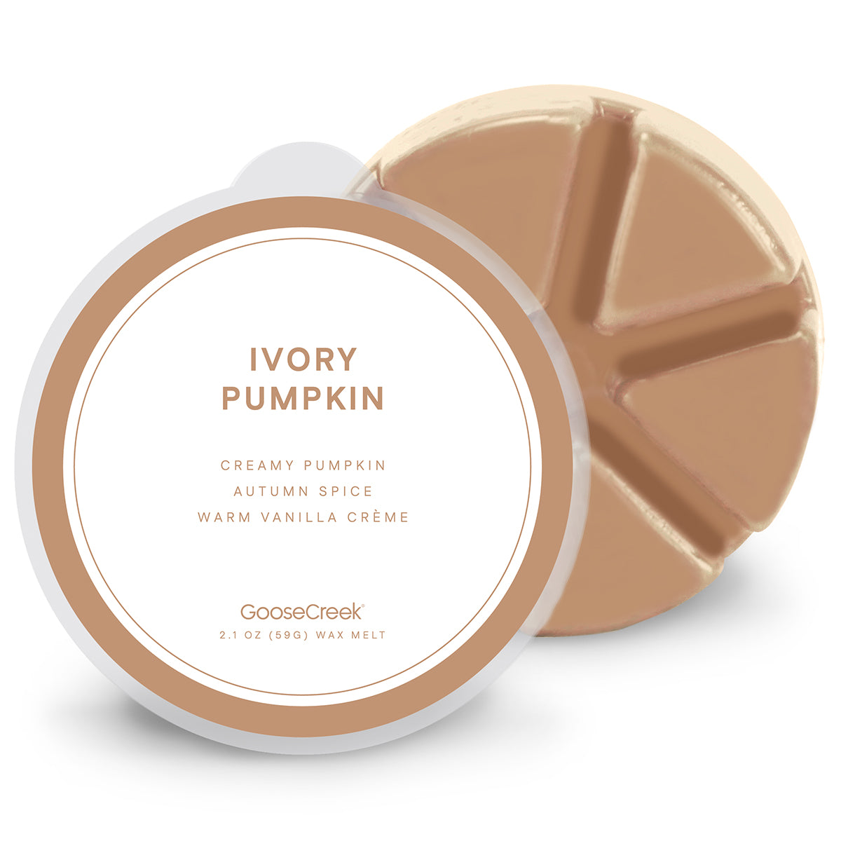 Cozy White Pumpkin Wax Melt - Goose Creek Candle