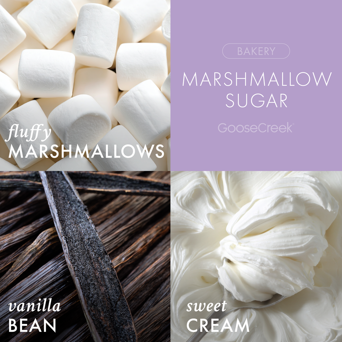 Marshmallow Sugar 3-Wick Candle: Sweet and Fluffy Fragrance for Cozy ...