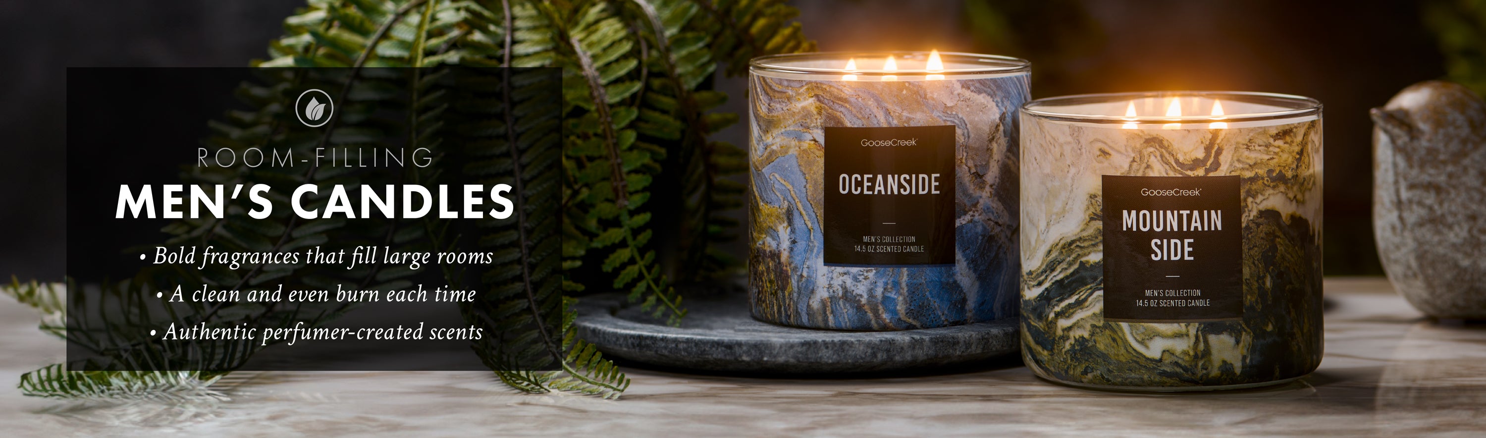 Candles for Men - Manly Candle Scents – Goose Creek Candle