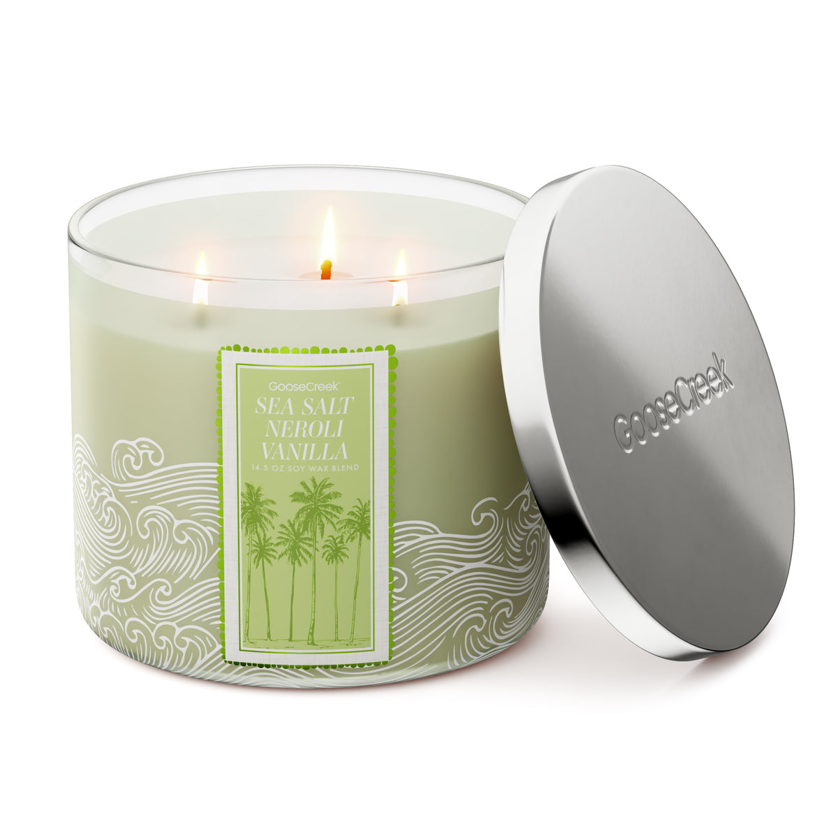 Sea Salt Neroli & Vanilla 3-Wick Candle – Goose Creek Candle