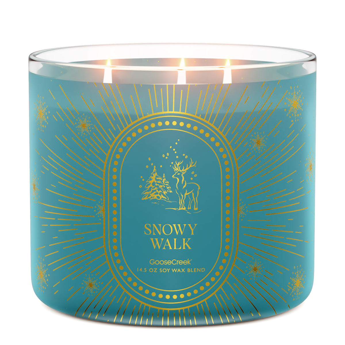 Snowy Walk Large 3-Wick Candle | Winter Wonderland Fragrance | Cozy ...