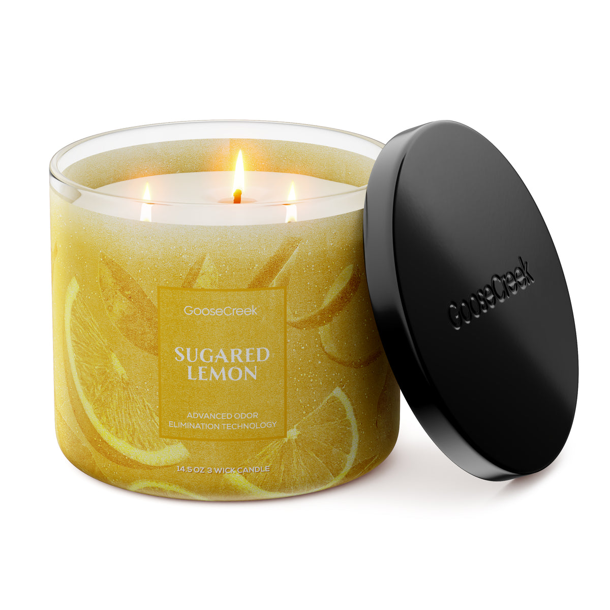 Sugared Lemon Odor Eliminating Candle – Goose Creek Candle