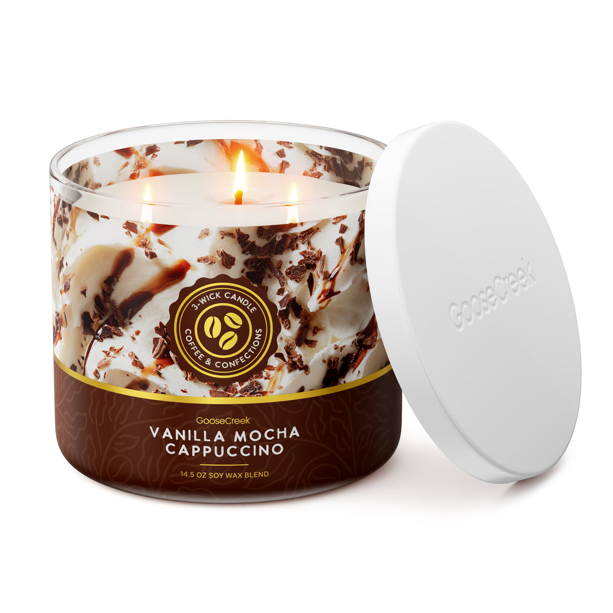 Vanilla Mocha Cappuccino 3-Wick Candle – Goose Creek Candle